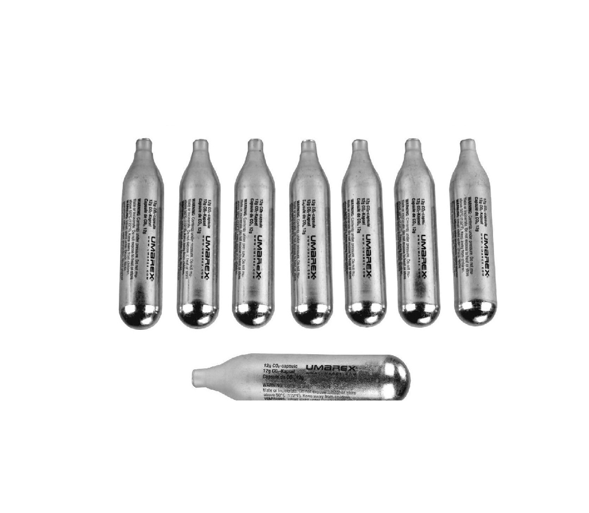 Umarex Co2 Cartridge 12 Gram Pack Of 100 For Air Pistols - Schieben Store